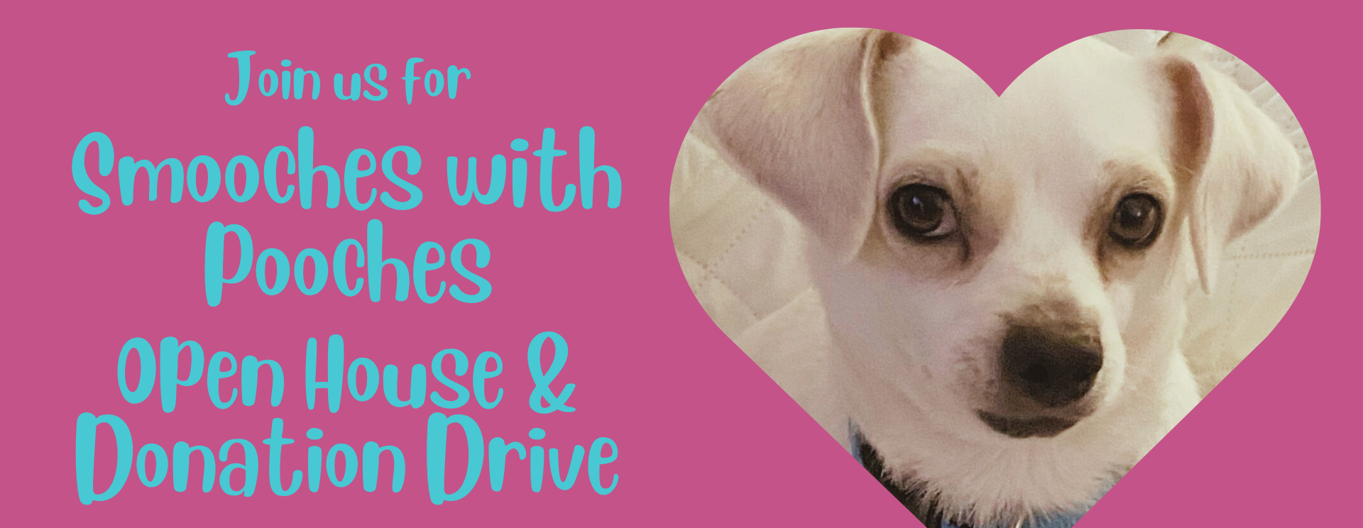 Smooches with Pooches Open House & Donation Drive 2024